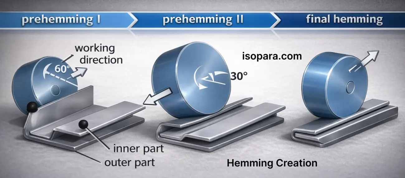 Hemming in Automotive BIW Manufacturing - Metal Forming Process