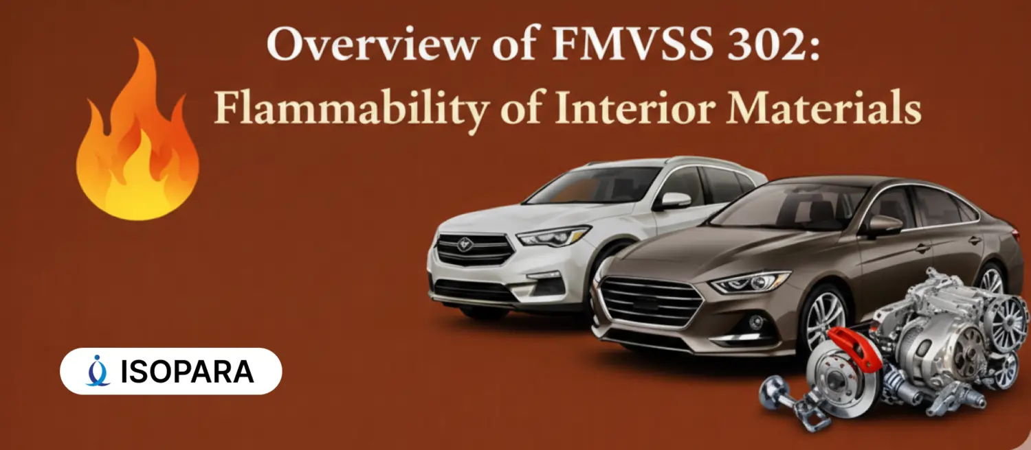 Overview of FMVSS 302: Flammability of Interior Materials